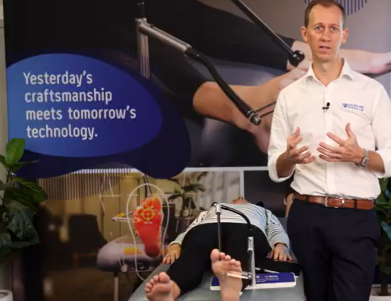 Scanning for The Richie Brace - Queensland Orthotic Lab